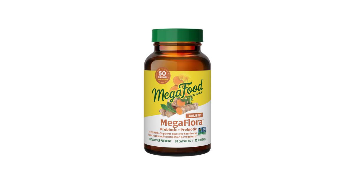 Click here for MegaFood MegaFlora Probiotic with Turmeric  90 Cap... prices