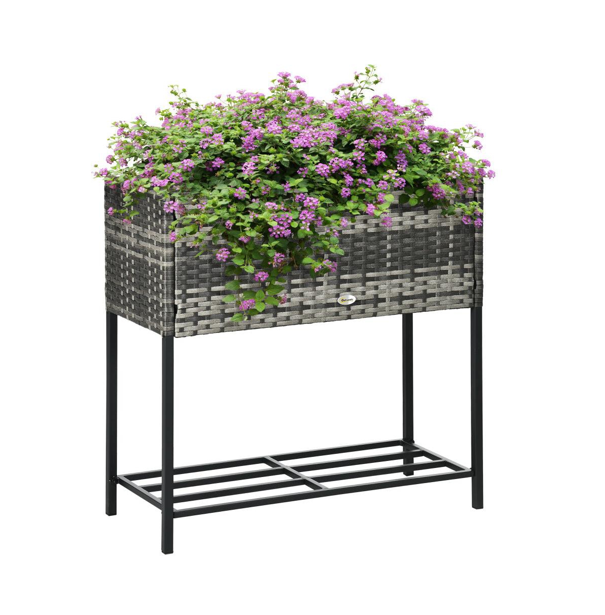Click here for Chic Crate Outsunny Elevated Planter Box with Ratt... prices