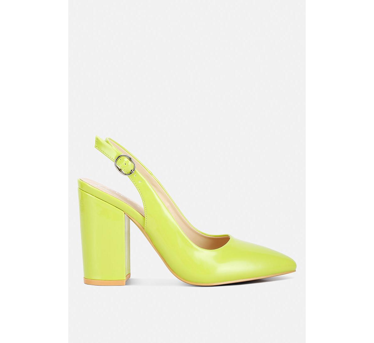 Click here for London Rag Dalaney Slingback High Block Sandals Wo... prices