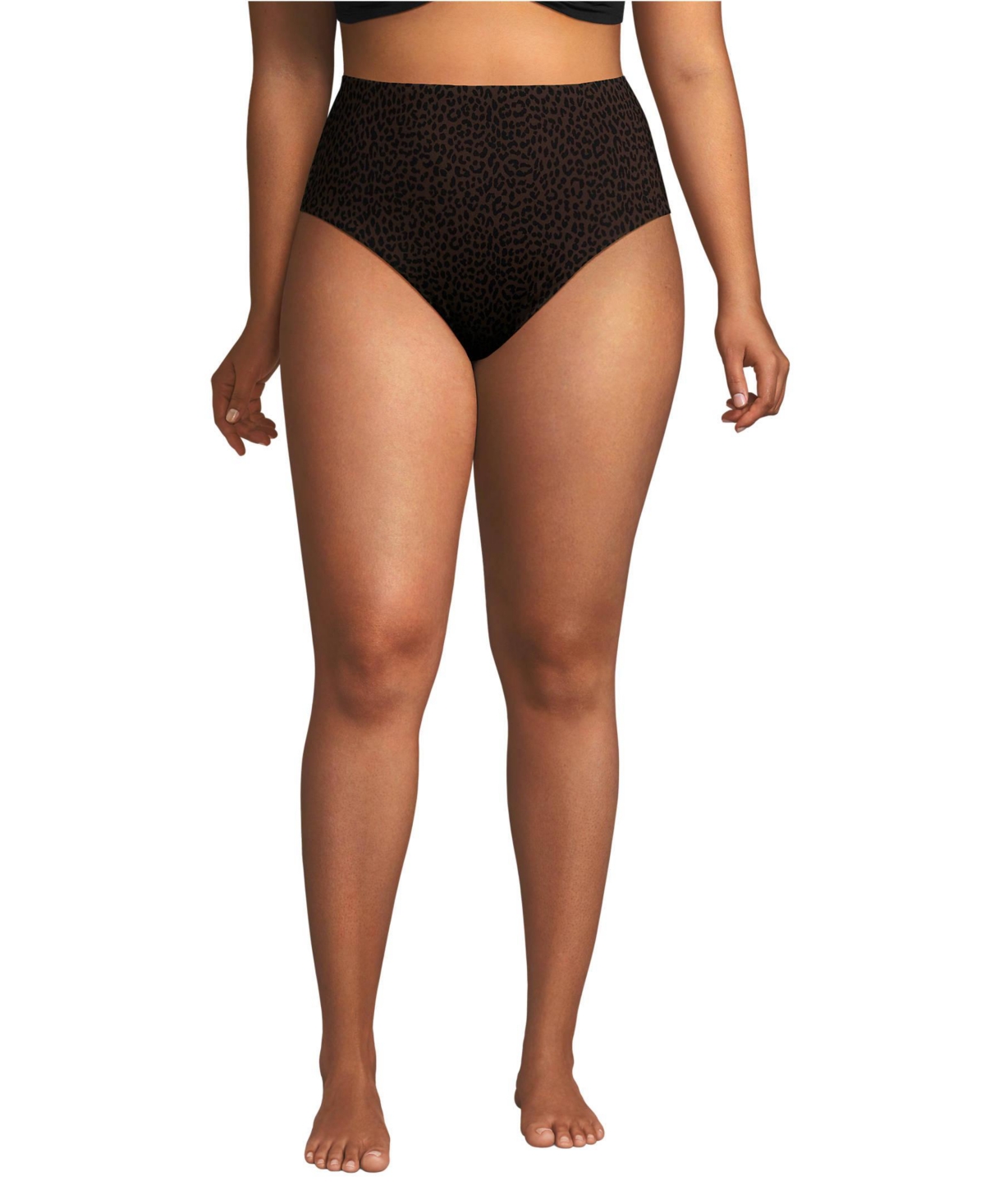 Click here for Lands End Plus Size Cheeky High Waisted Bikini Bot... prices