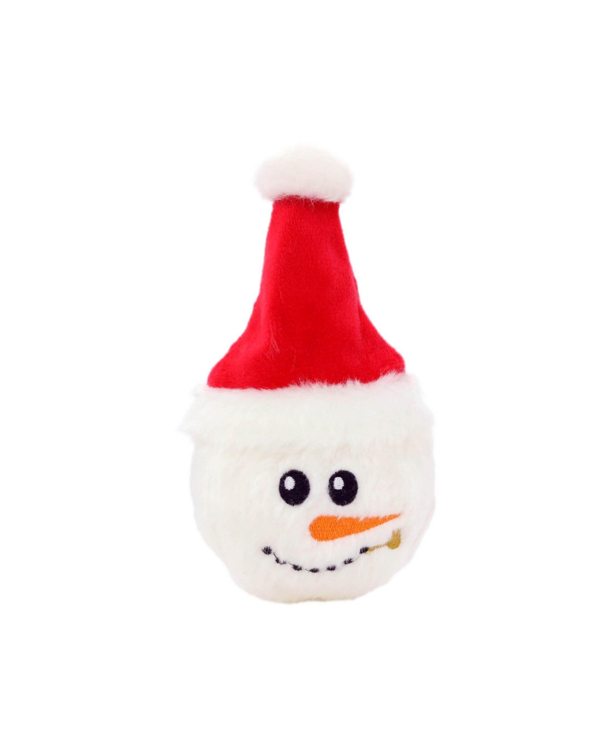 Click here for Mighty Small Snowball Santa Hat  Durable Squeaky D... prices
