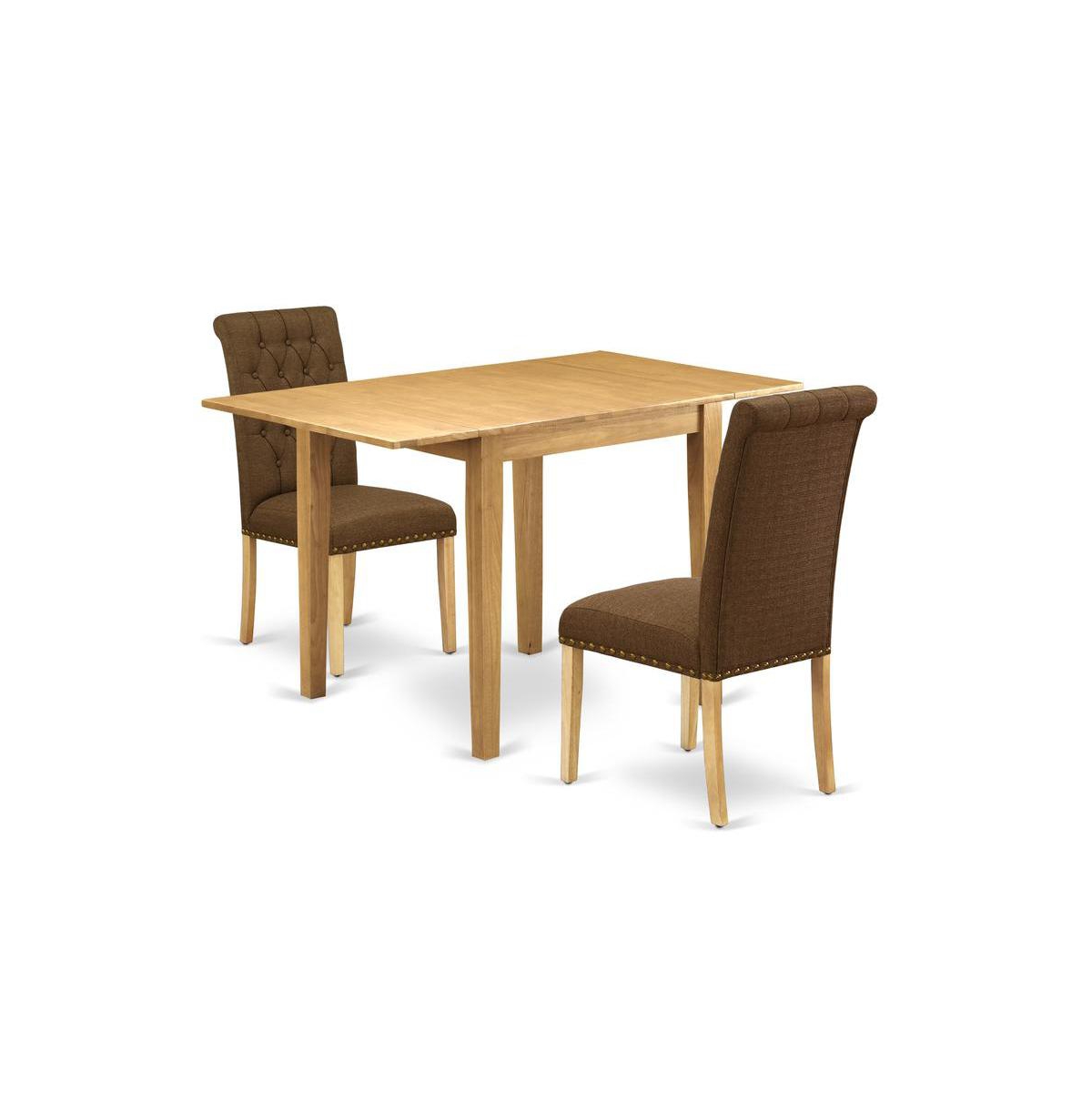 Click here for East West Furniture Dining Room Set Oak  NDBR3-oak... prices