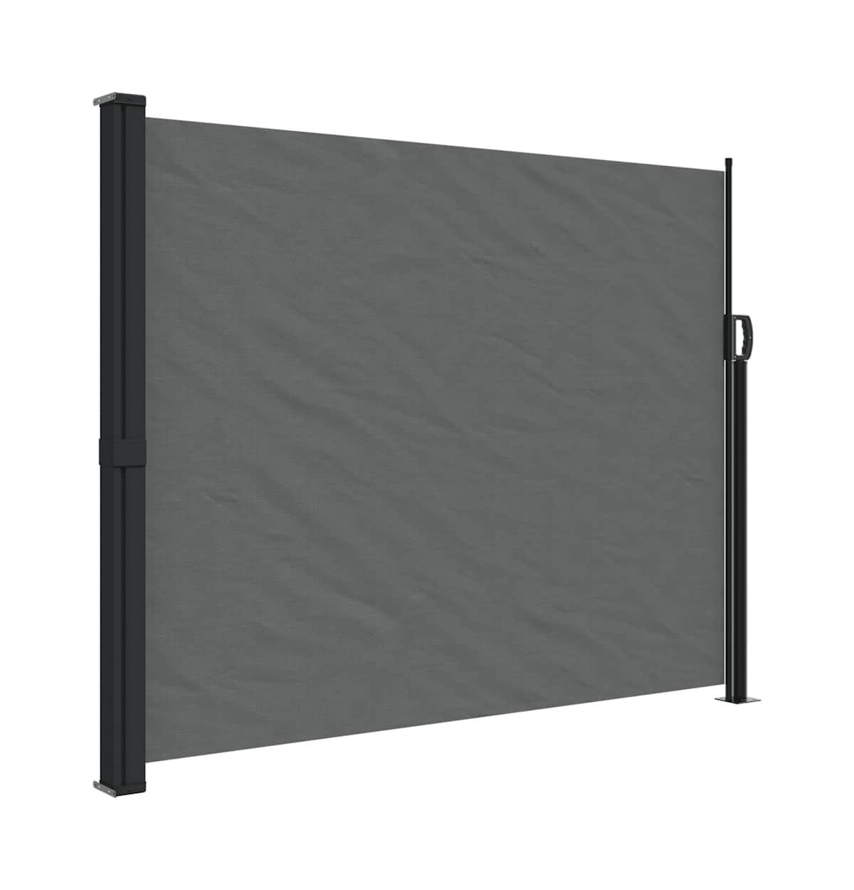 Click here for vidaXL Retractable Side Awning Anthracite - Anthra... prices