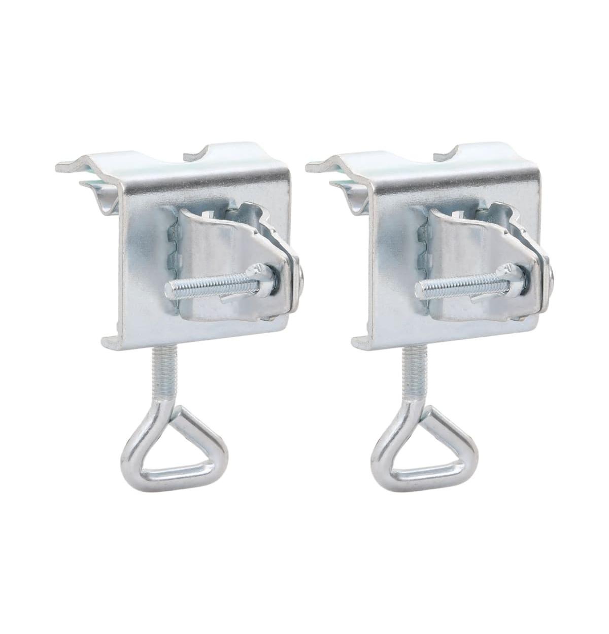 Click here for vidaXL Umbrella Clamps for Balcony 2 pcs 1.3 Galva... prices