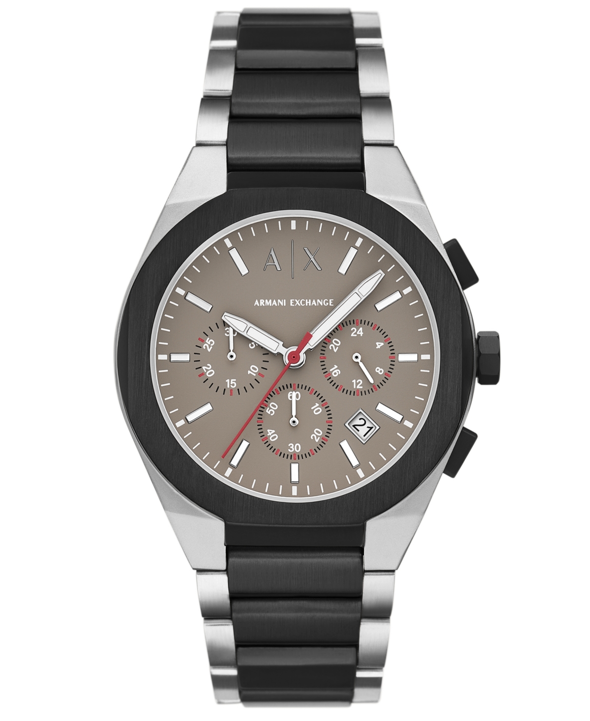 Click here for Armani Exchange Mens Sync Chronograph Two-Tone Sta... prices