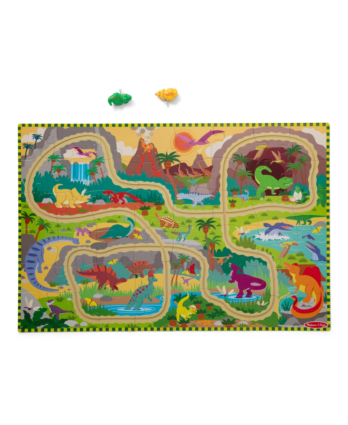 Click here for Melissa & Doug Dinosaur Chase Tracks Puzzle prices