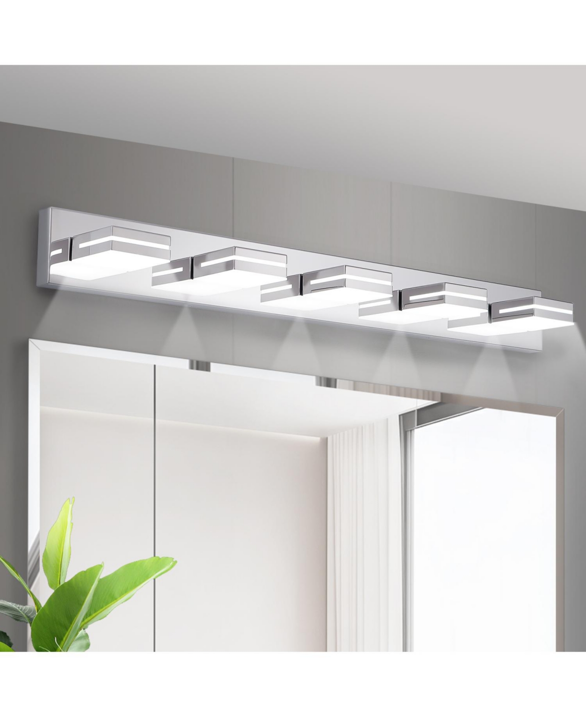 Click here for Streamdale Furniture Chrome Led Vanity Sconce with... prices