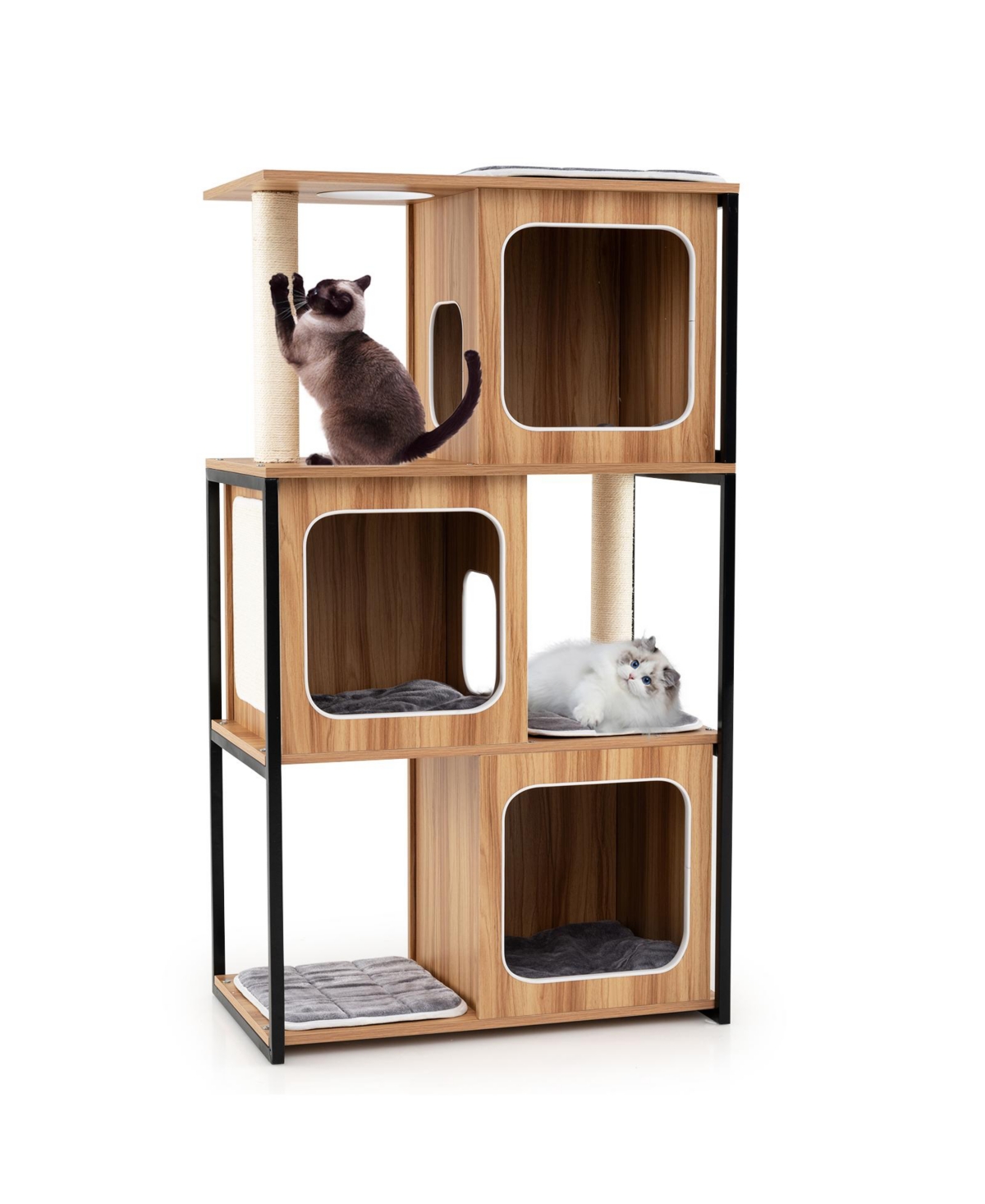 Click here for Gymax Modern Cat Tree for Indoor Kittens Cat Tower... prices