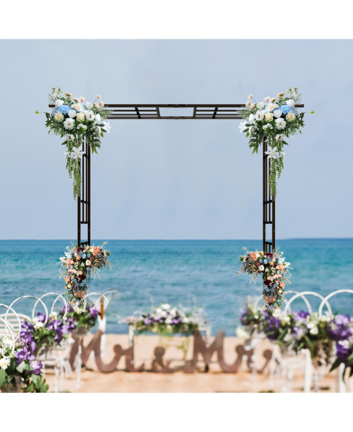 Click here for Streamdale Furniture Metal Garden Arch Adjustable... prices