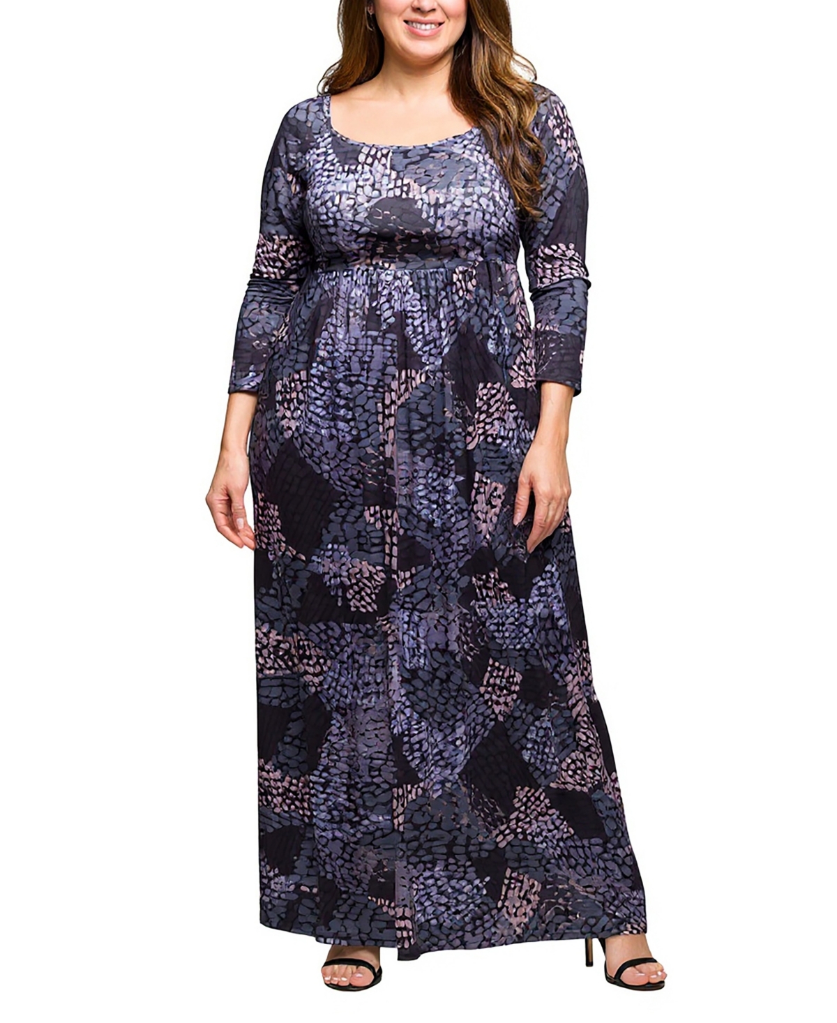 Click here for 24seven Comfort Apparel Plus Size Long Sleeve Empi... prices