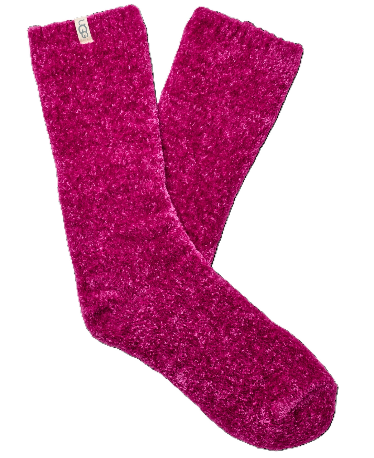 Click here for Ugg Womens Leda Cozy Knit Crew Socks - Chroma Pink prices