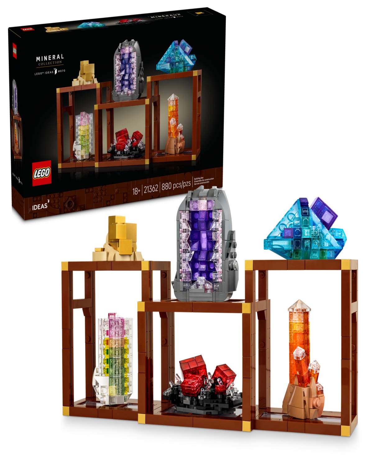 Click here for Lego Ideas Mineral Collection Building Set for Adu... prices