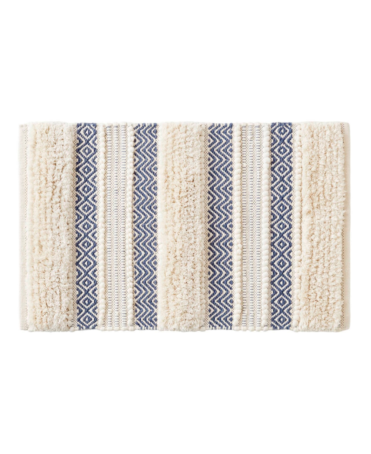 Click here for Ink+Ivy Asher Woven Texture Stripe Bath Rug  20 x... prices