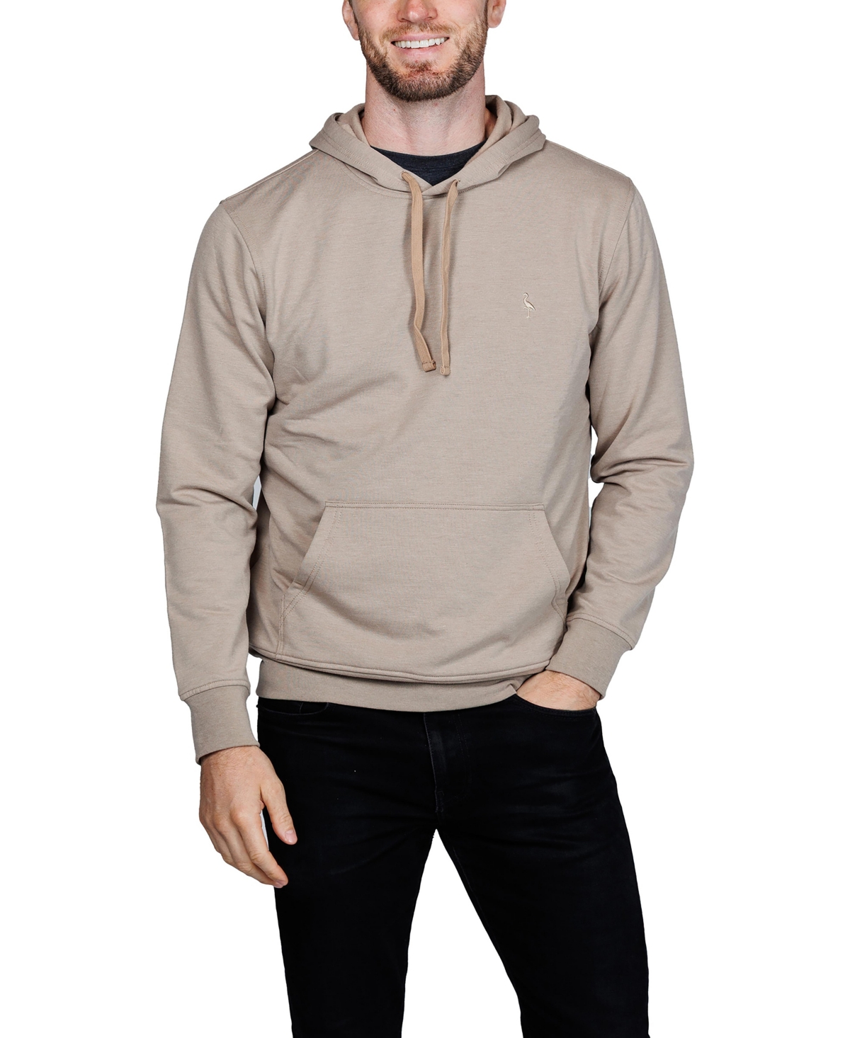 Click here for Tailorbyrd Mens Fleece Hoodie - Camel prices