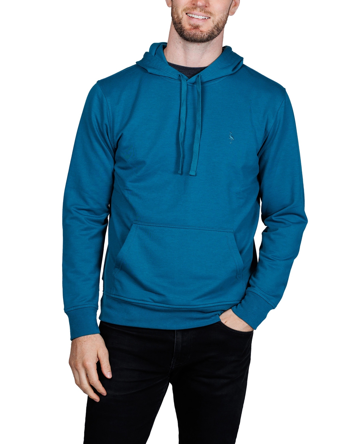 Click here for Tailorbyrd Mens Fleece Hoodie - Teal prices