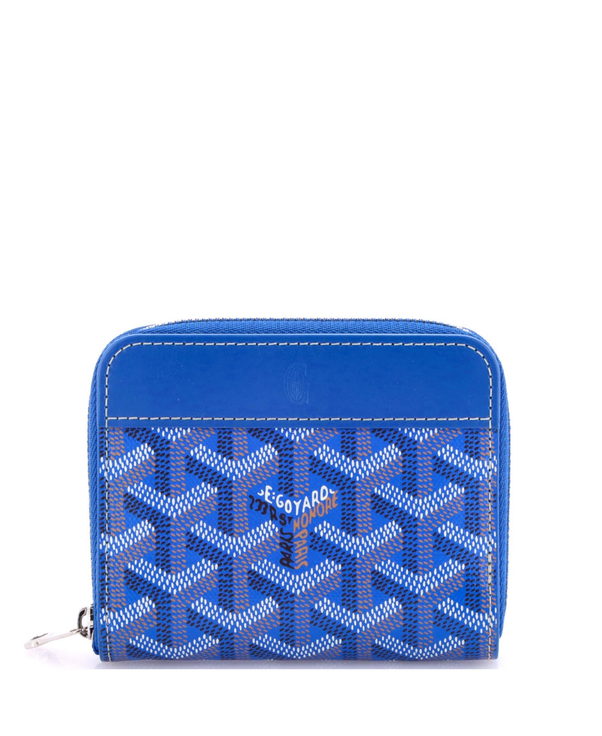 Click here for Pre-Owned Goyard Pm Matignon Zip Wallet Coated Can... prices