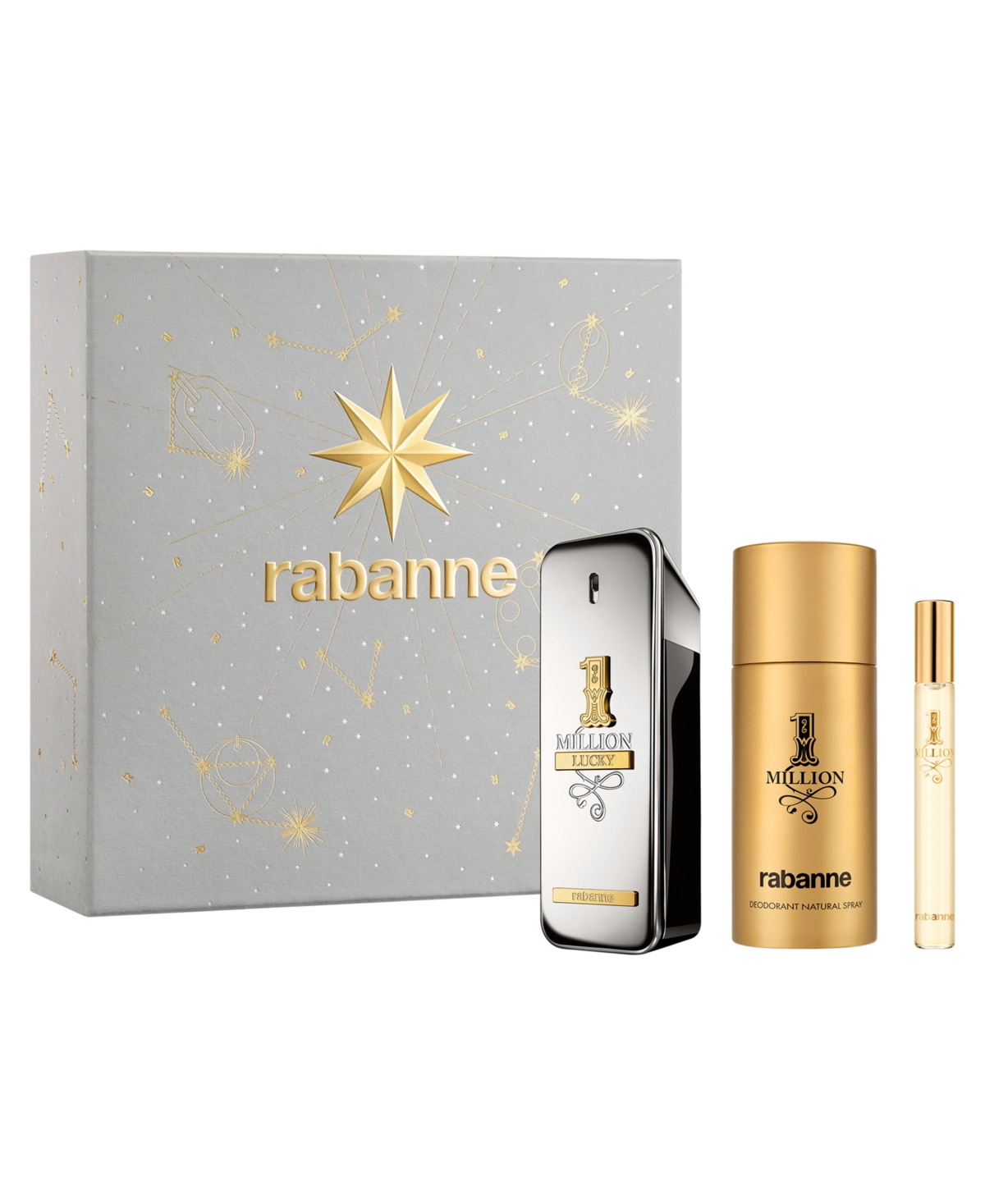 Click here for Rabanne 3-Pc. 1 Million Lucky Eau De Toilette Gift... prices