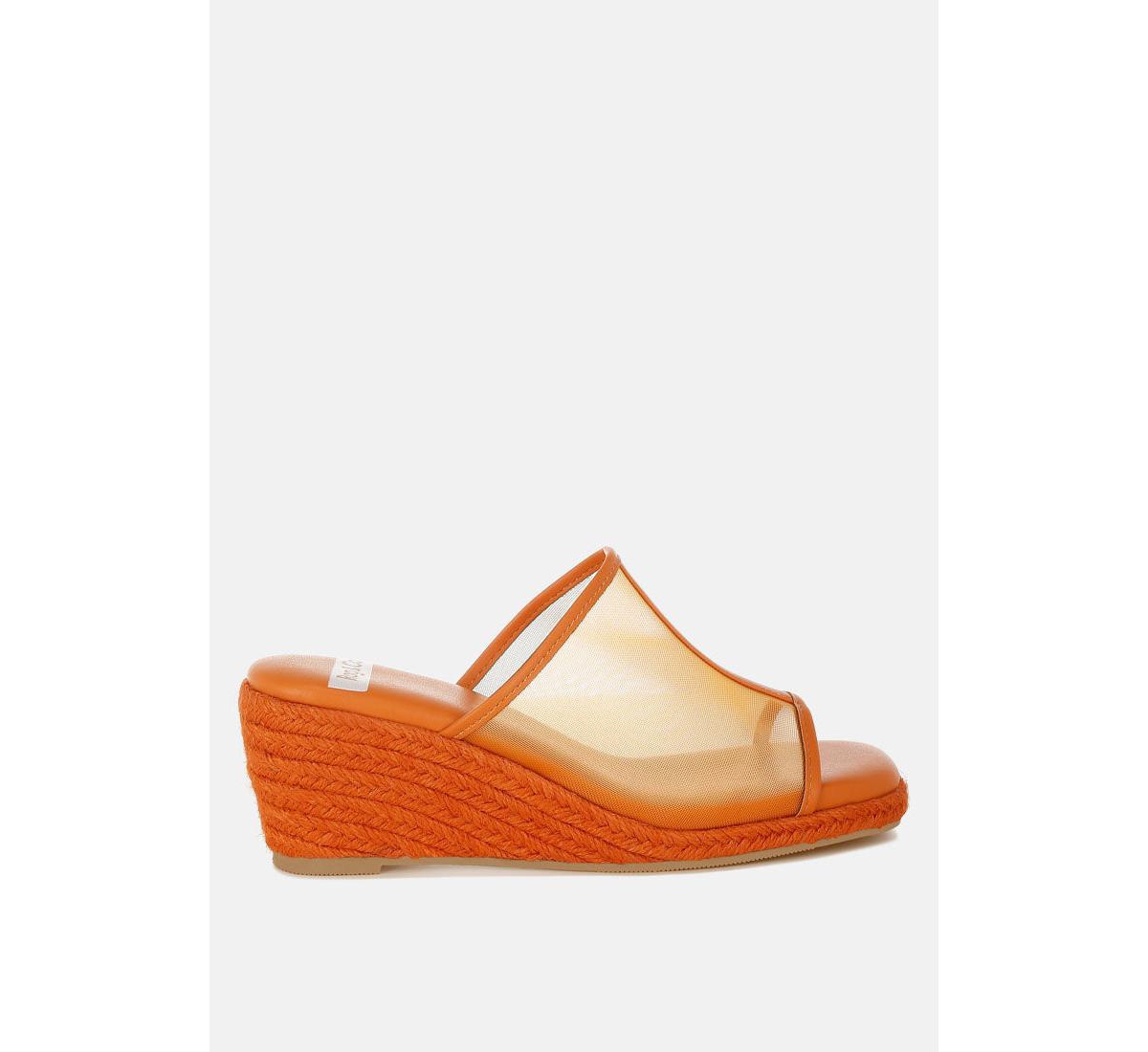 Click here for Rag & Co Seraphine Breathable Mesh Slip-On Wedges... prices