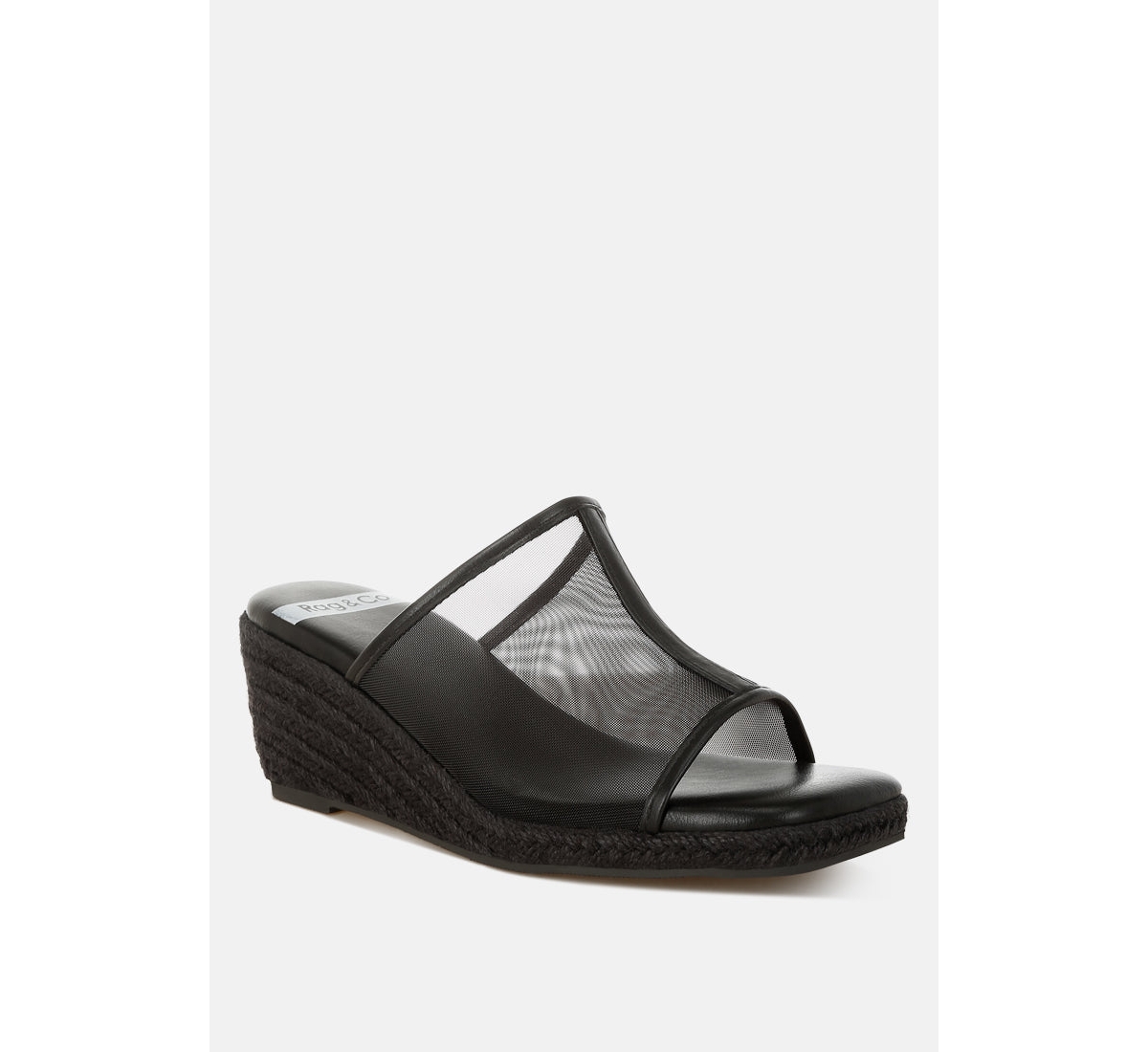 Click here for Rag & Co Seraphine Breathable Mesh Slip-On Wedges... prices