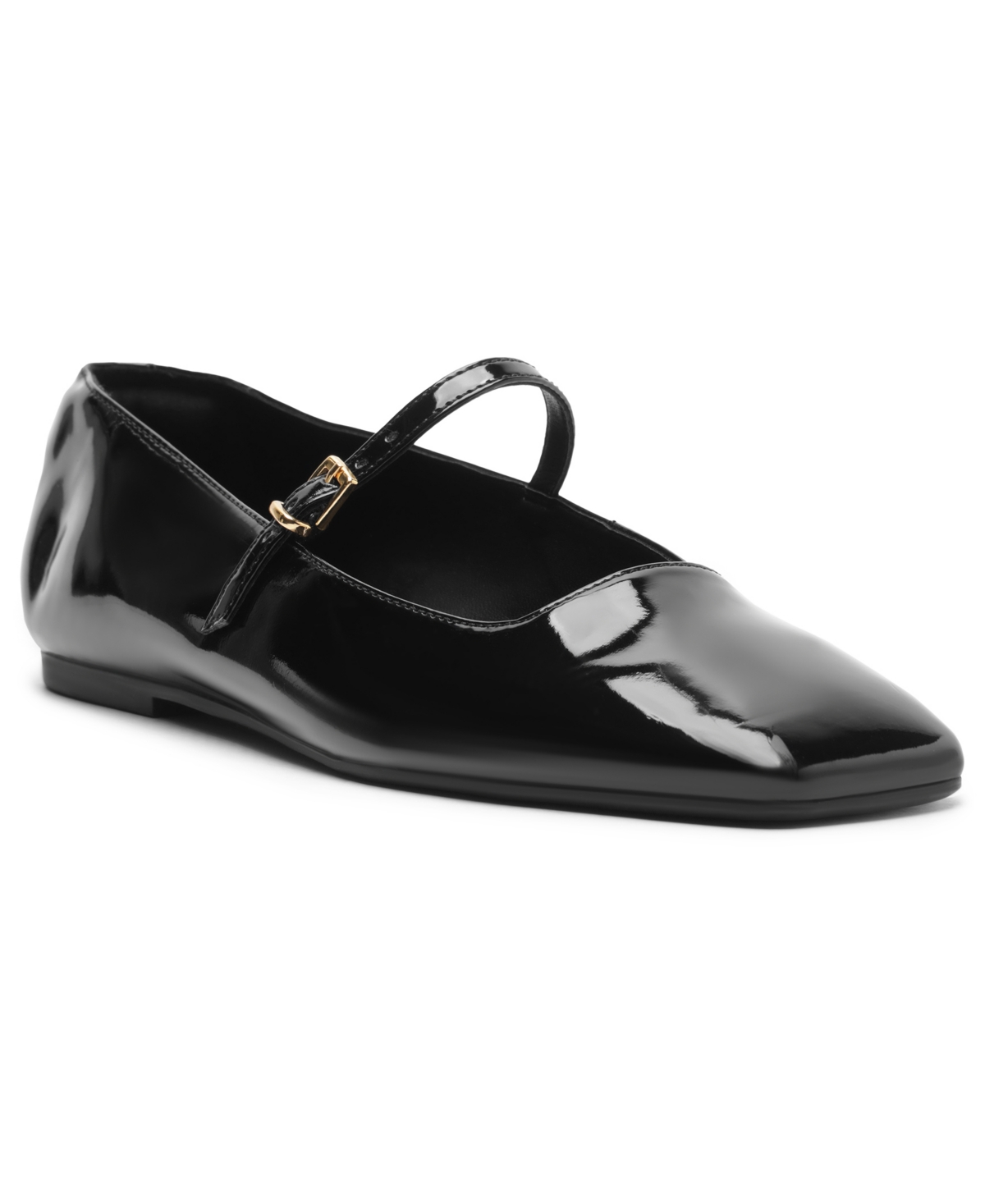 Click here for Arezzo Womens Tori Buckled Ballet Shoes - Black prices