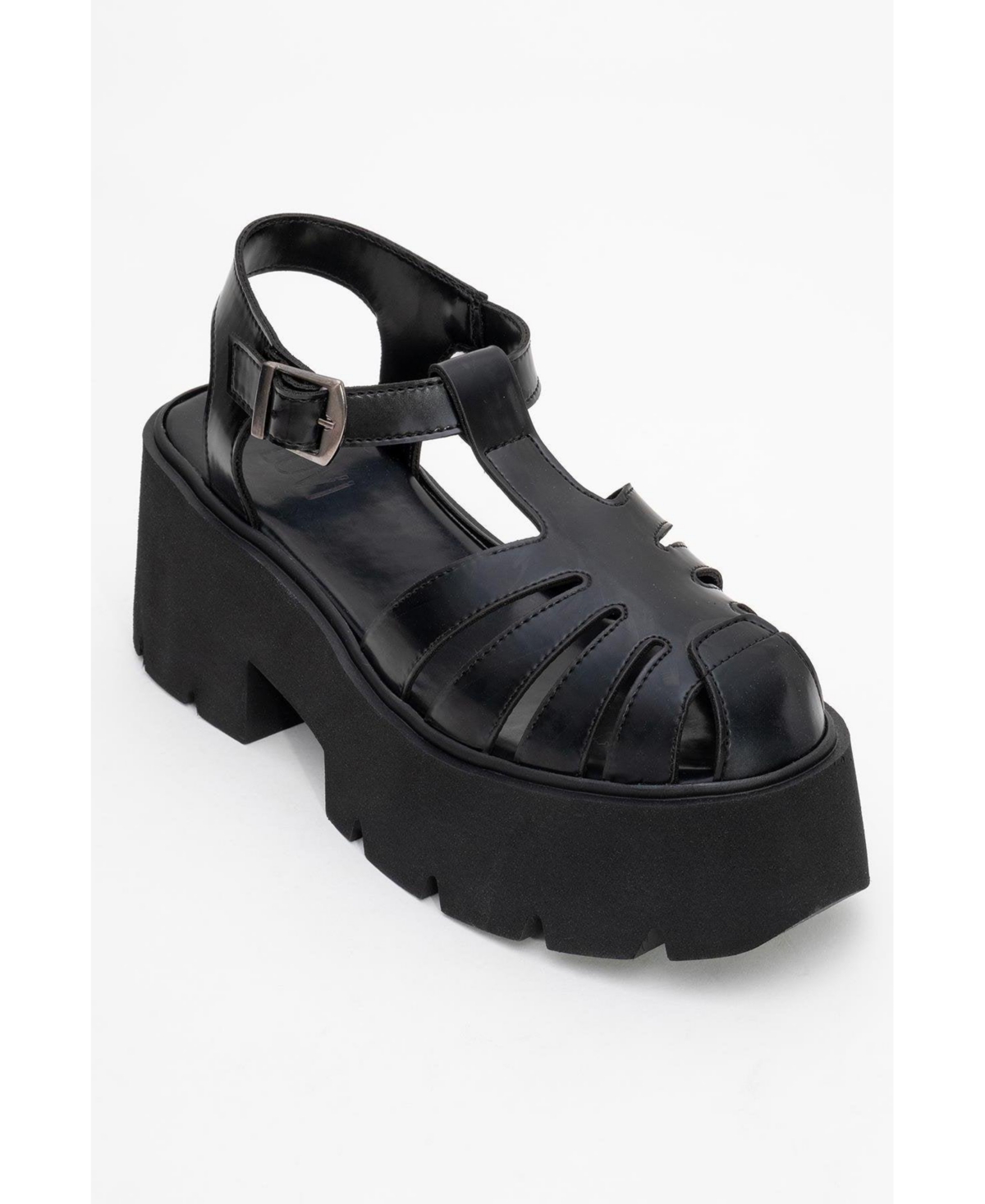Click here for Prologue Shoes Verua Platform Sandal (Women) - Bla... prices