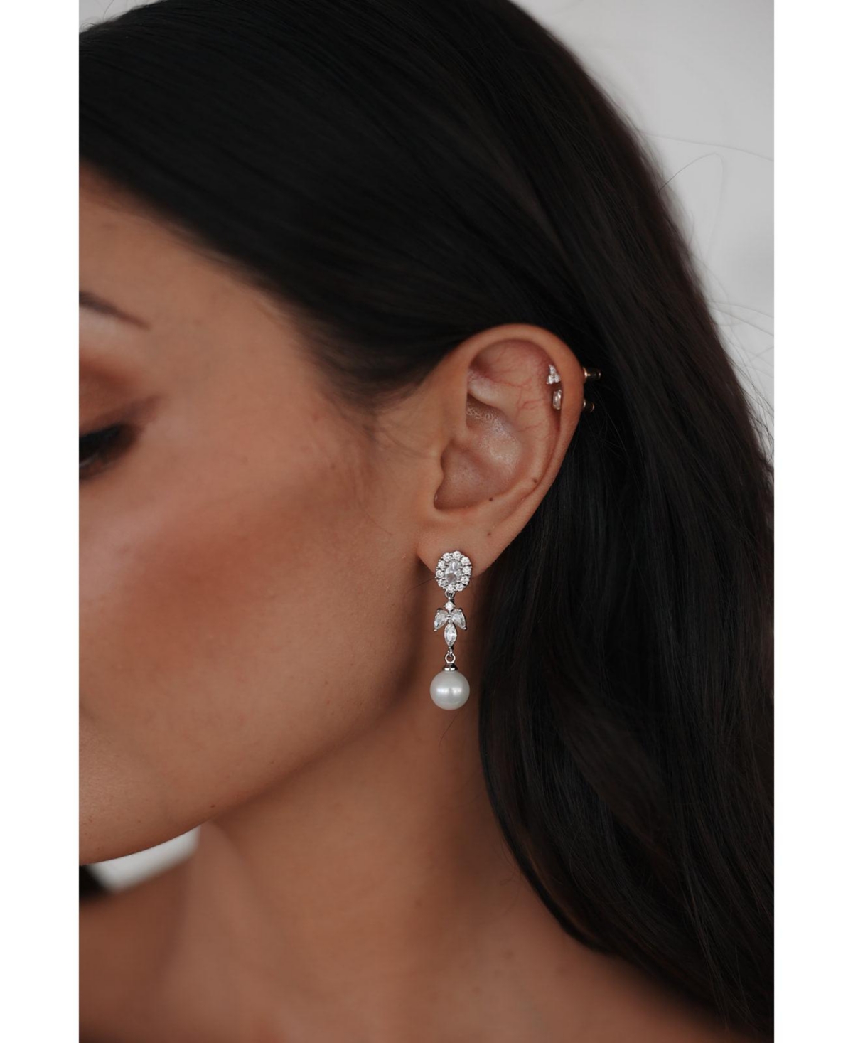 Click here for Untamed Petals Palace Pearl and Crystal Drop Earri... prices