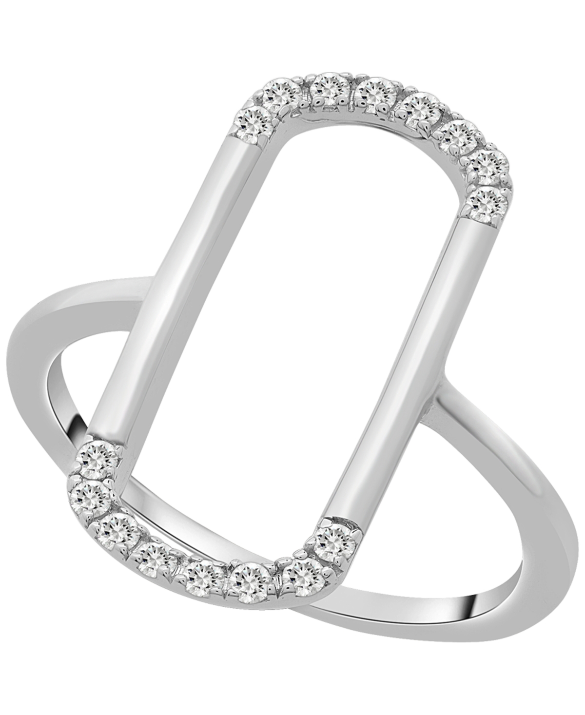 Click here for Macys Diamond Ring (1/6 ct. t.w.) in Sterling Silv... prices