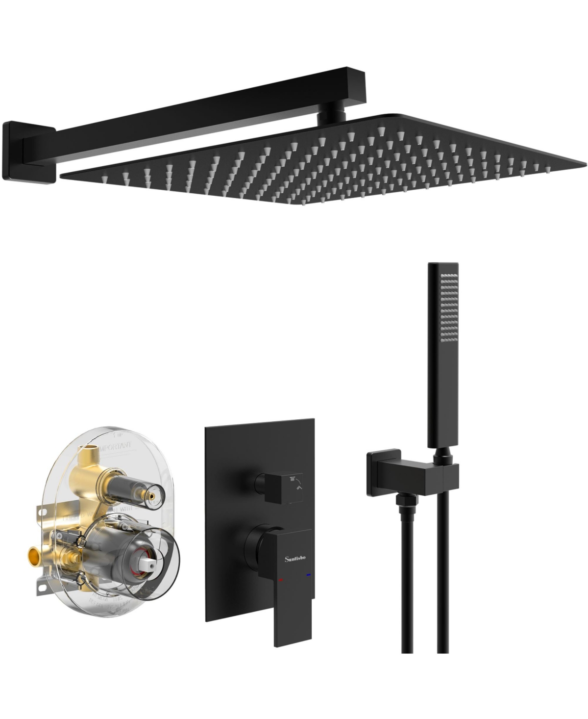 Click here for Rainsken Male Npt Bathtub Shower Faucet Set  Water... prices