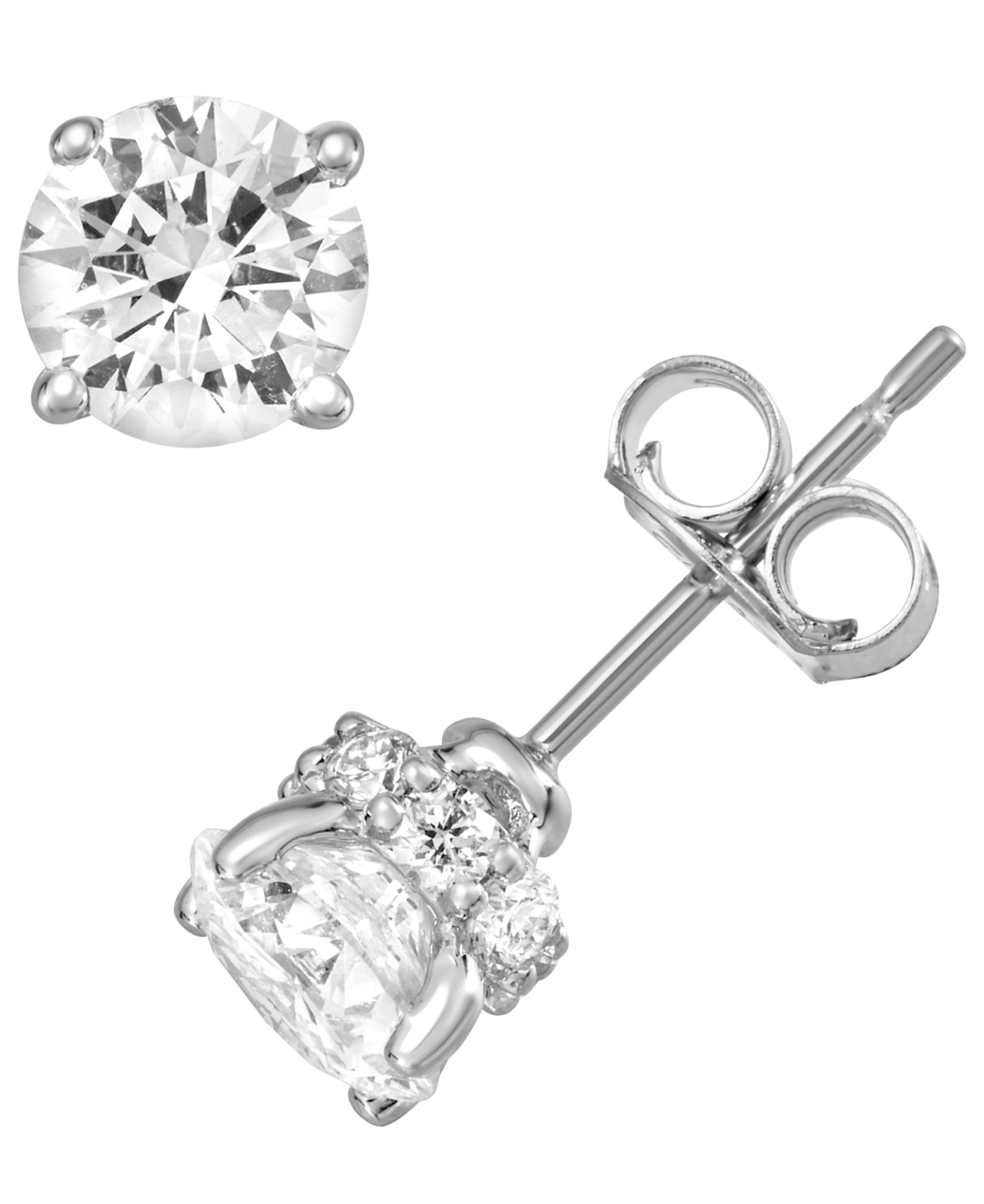 Click here for Macys Certified Diamond Stud Earrings (1 ct. t.w.)... prices
