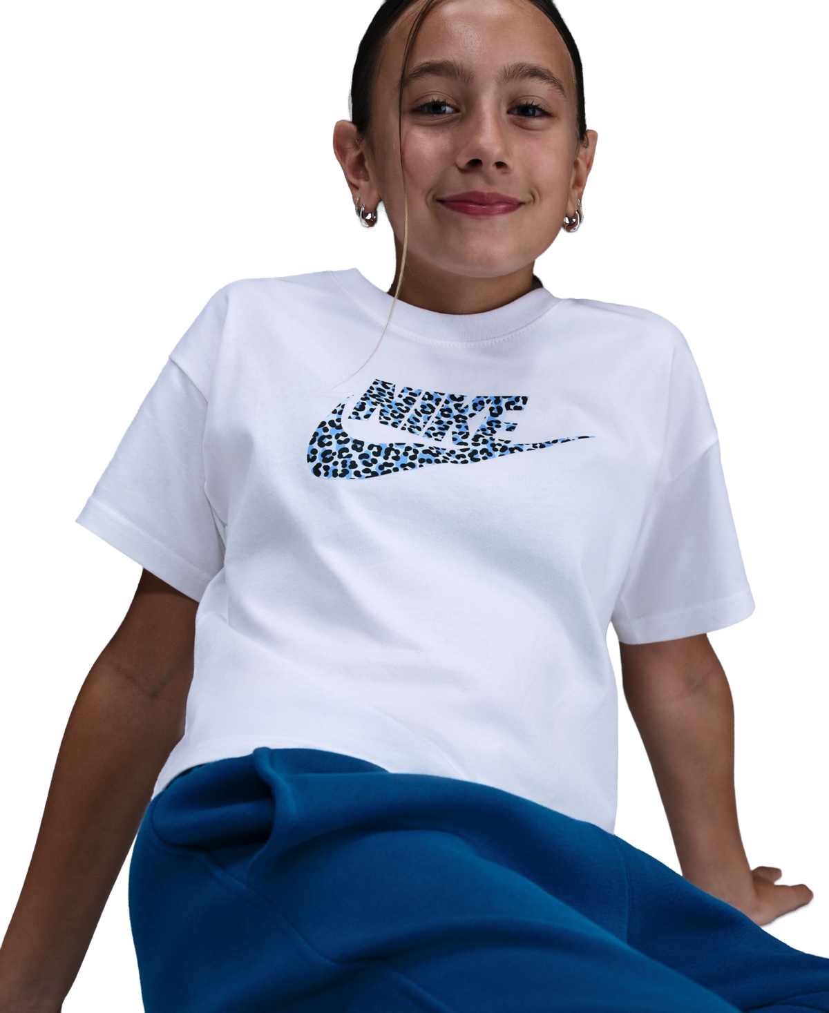Click here for Nike Boys and Girls 7-20 Boxy Animal-Print T-Shirt... prices