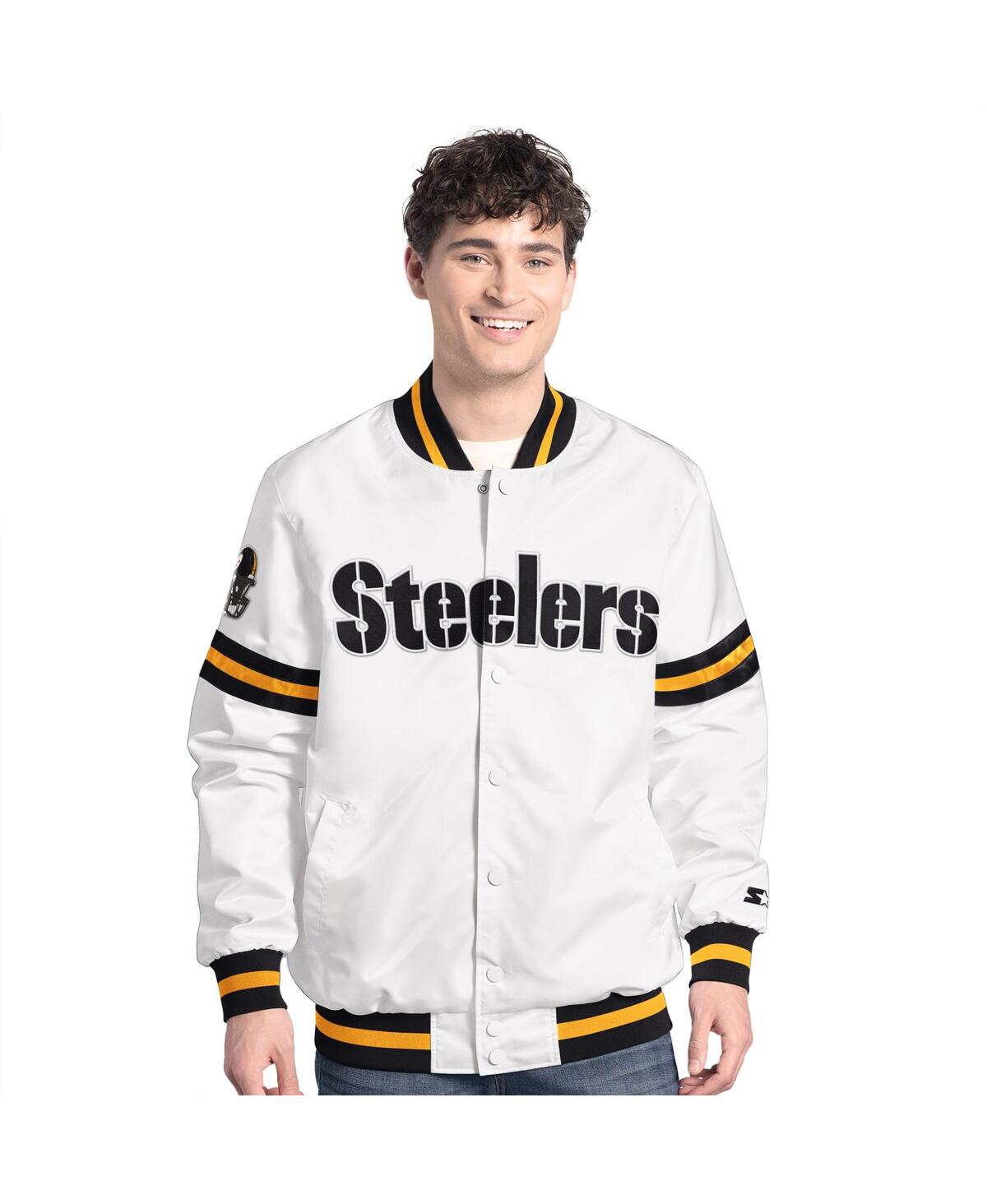 Click here for Starter Mens White Pittsburgh Steelers Scout Full-... prices