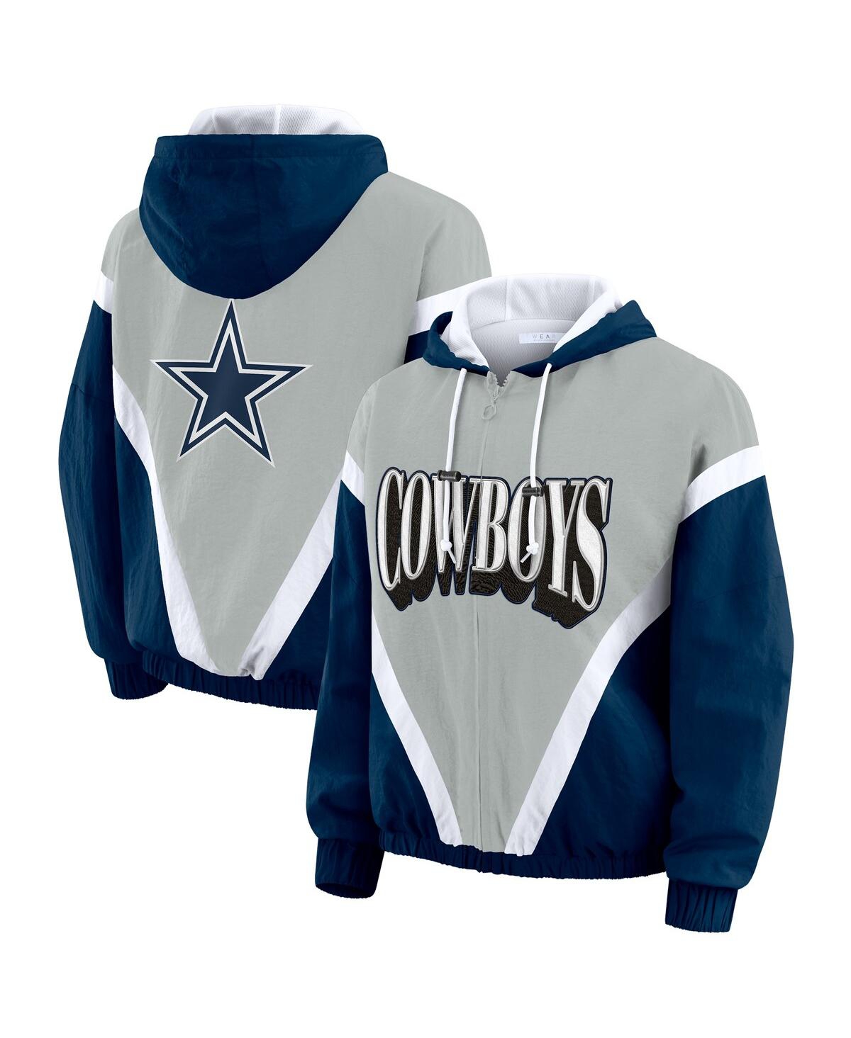 Click here for Wear by Erin Andrews Womens Navy/Gray Dallas Cowbo... prices