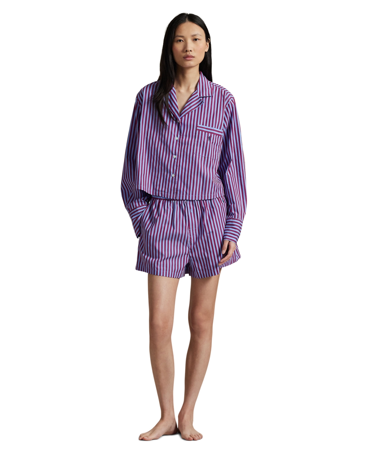 Click here for Polo Ralph Lauren Womens 2-Piece Cropped Shirt and... prices