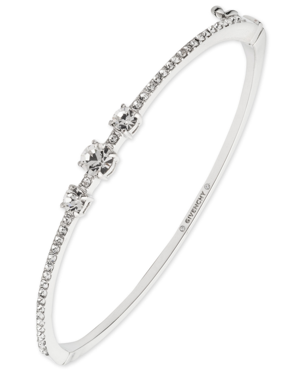 Click here for Givenchy Silk Crystal Stone Gold-Tone Bangle Brace... prices