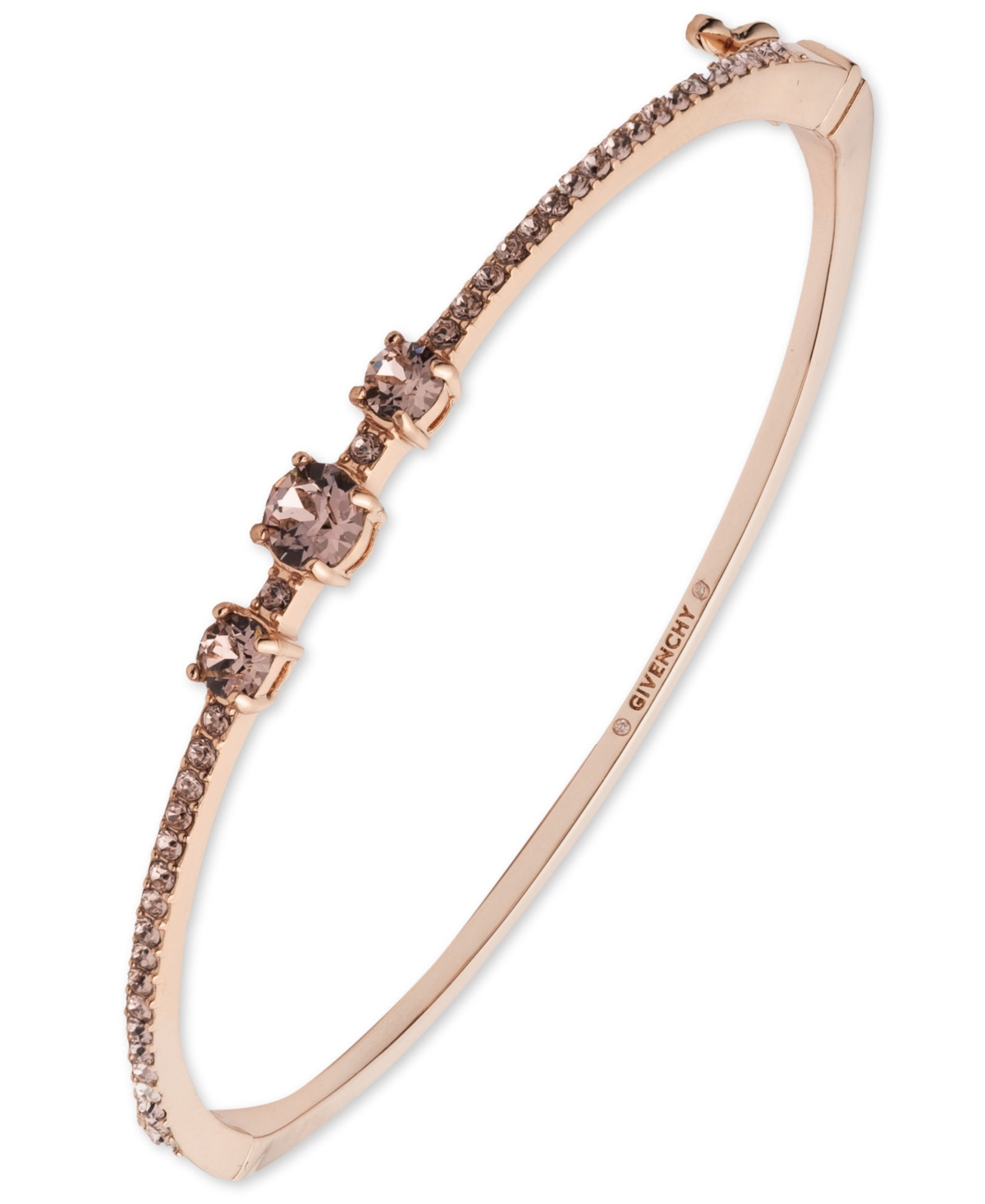 Click here for Givenchy Silk Crystal Stone Gold-Tone Bangle Brace... prices