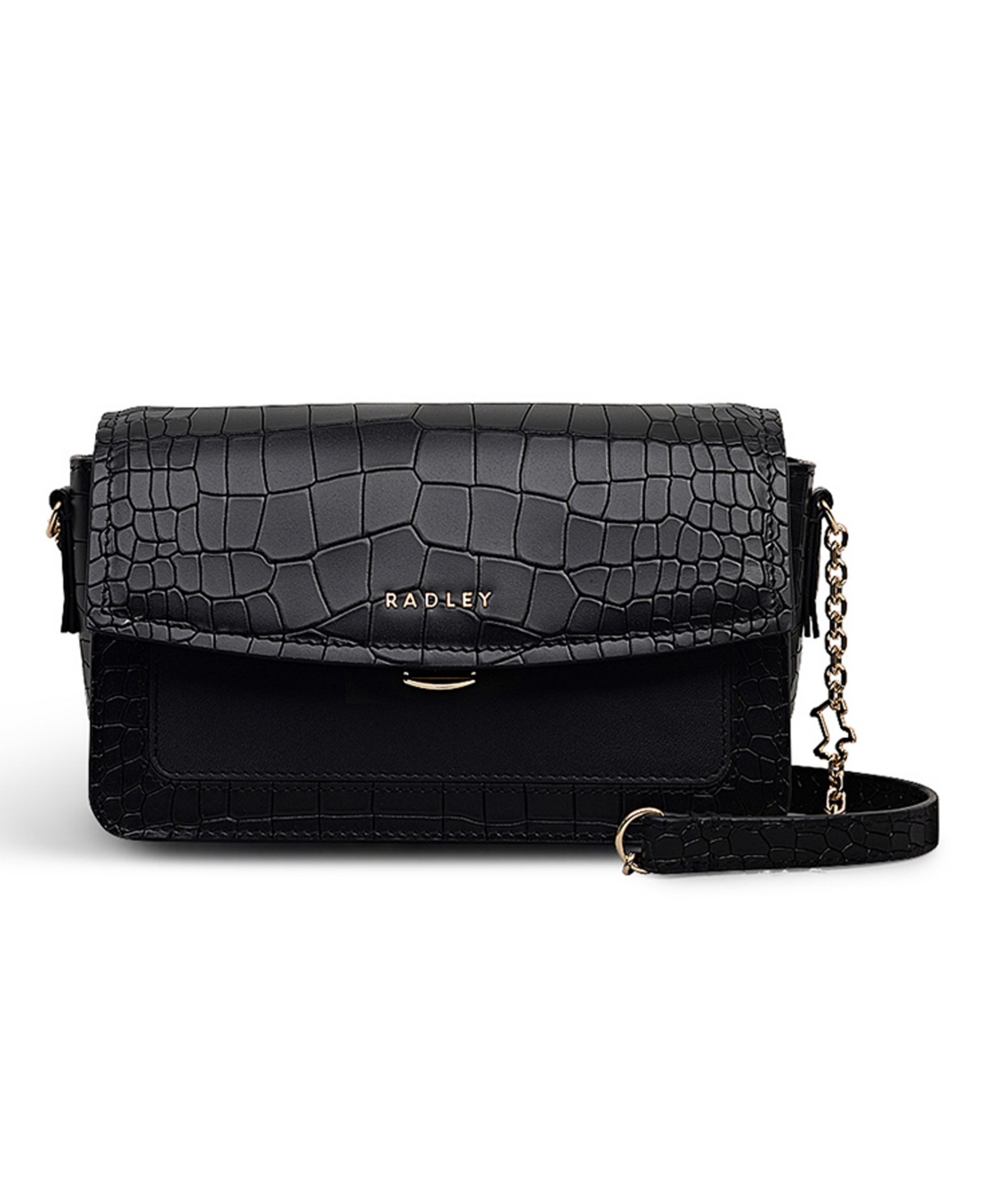 Click here for Radley London Albert Road Croc Mini Flapover Cross... prices