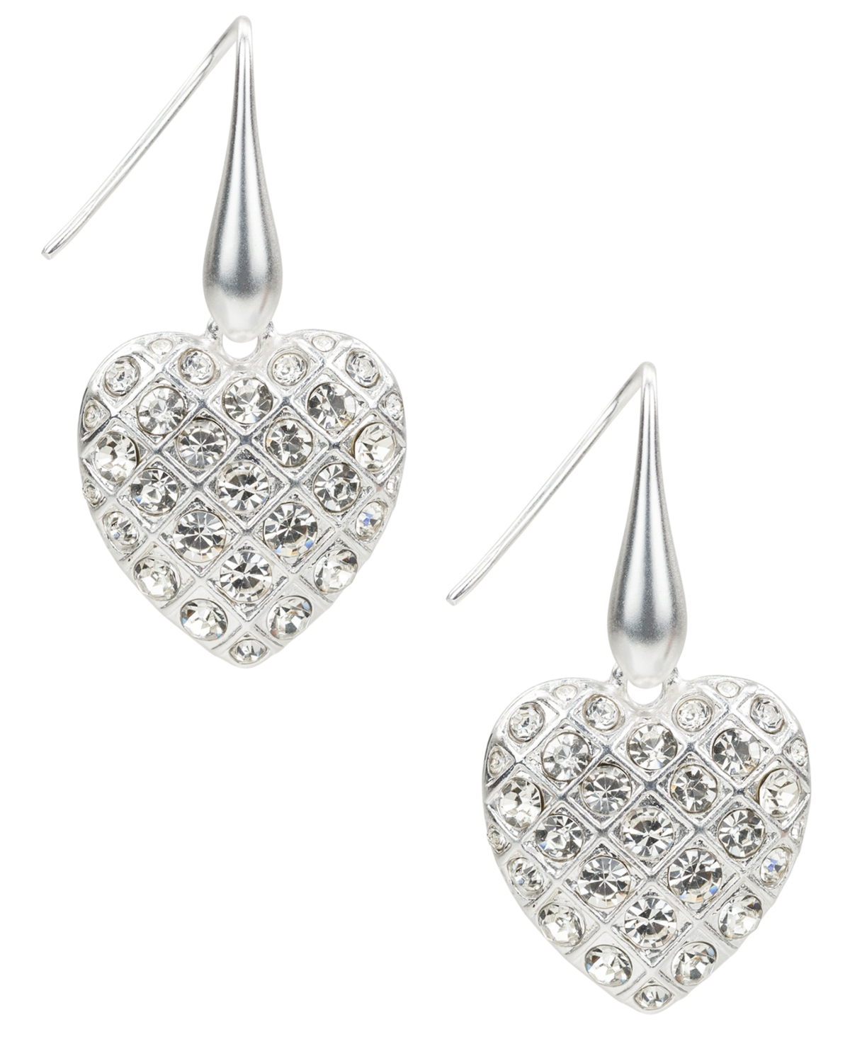 Click here for Patricia Nash Glass Stone Worn Silver-Tone Heart D... prices