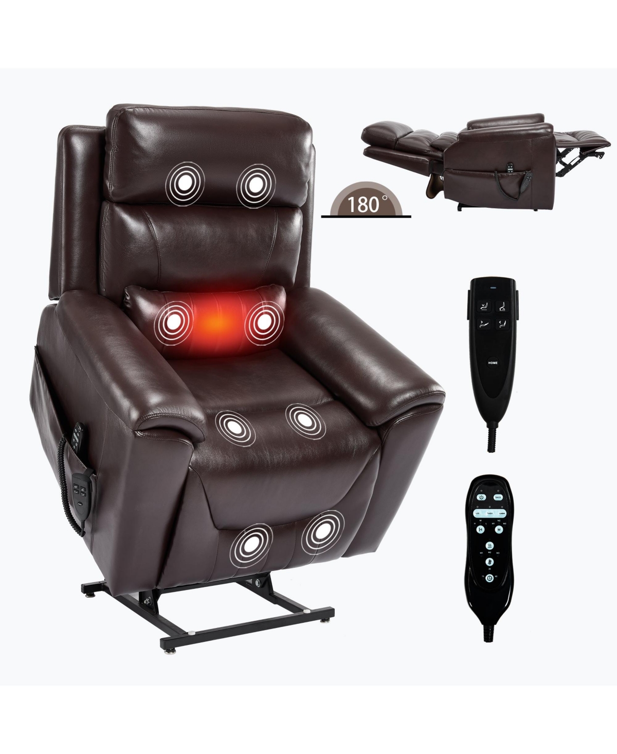 Click here for Boyel Living Faux Leather Dual Motor Infinite Posi... prices