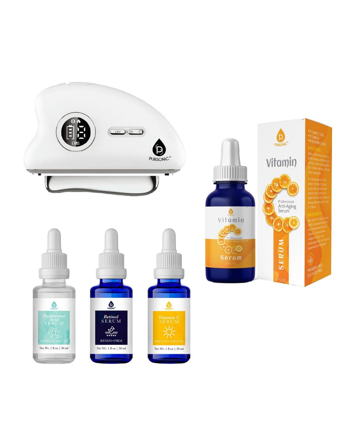 Click here for Pursonic 3-in-1 Advanced Skincare Led Light Bundle... prices