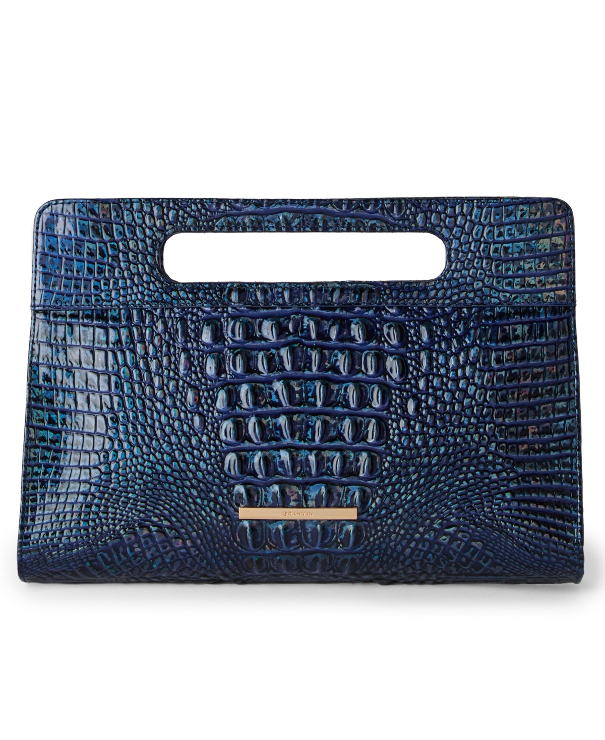 Click here for Brahmin Ravina Leather Melbourne Clutch - Royal Bl... prices