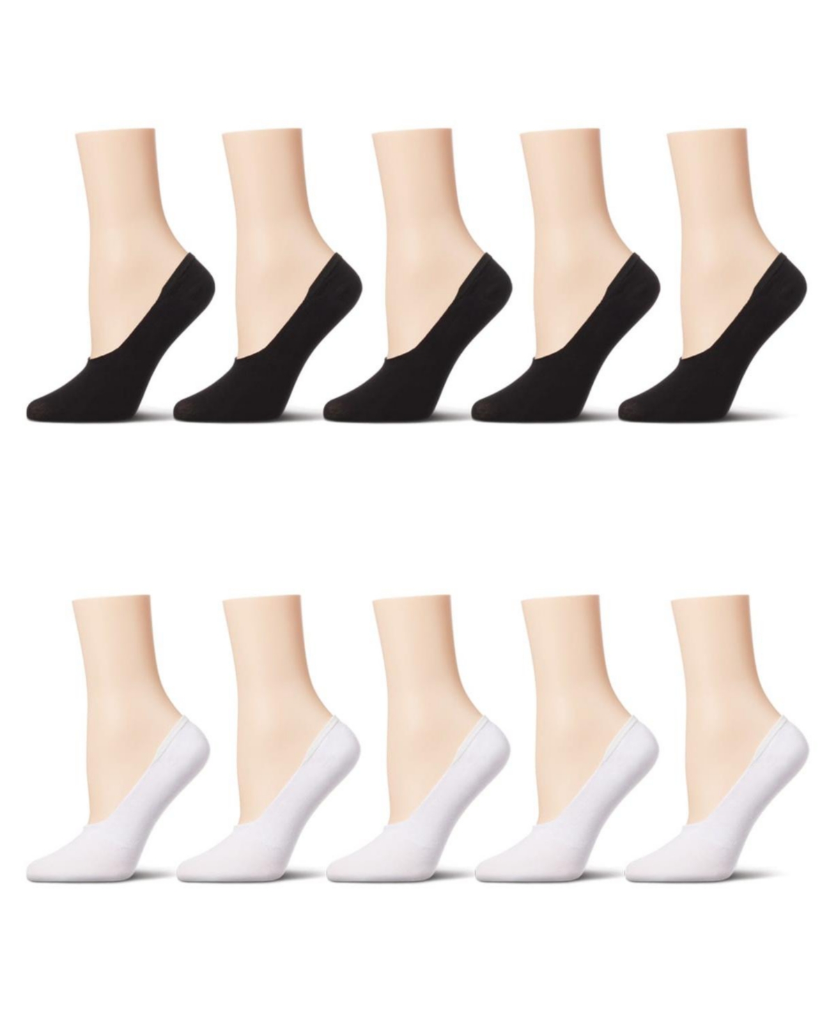 Click here for MeMoi Womens 10 Pair Pack High Cut Sneaker Liners... prices