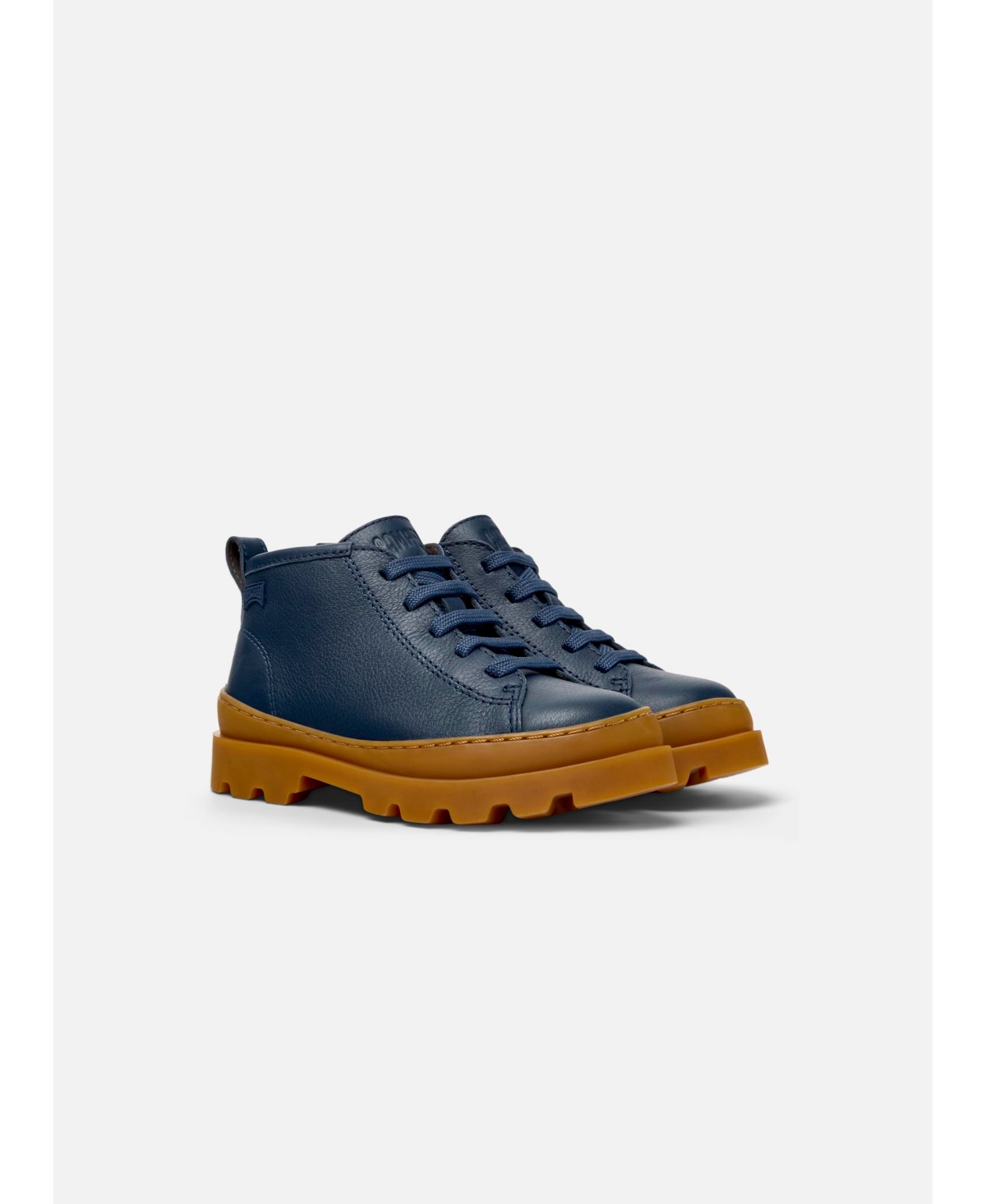 Click here for Camper Boys Brutus Unisex Leather Boots - Blue prices