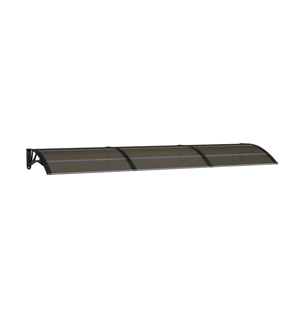 Click here for Door Canopy Black Polycarbonate 118.1 x 29.5 in Du... prices