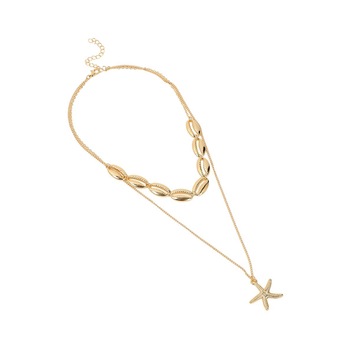 Click here for Sohi Womens The Bahamas Multi-Layer Necklace - Gol... prices