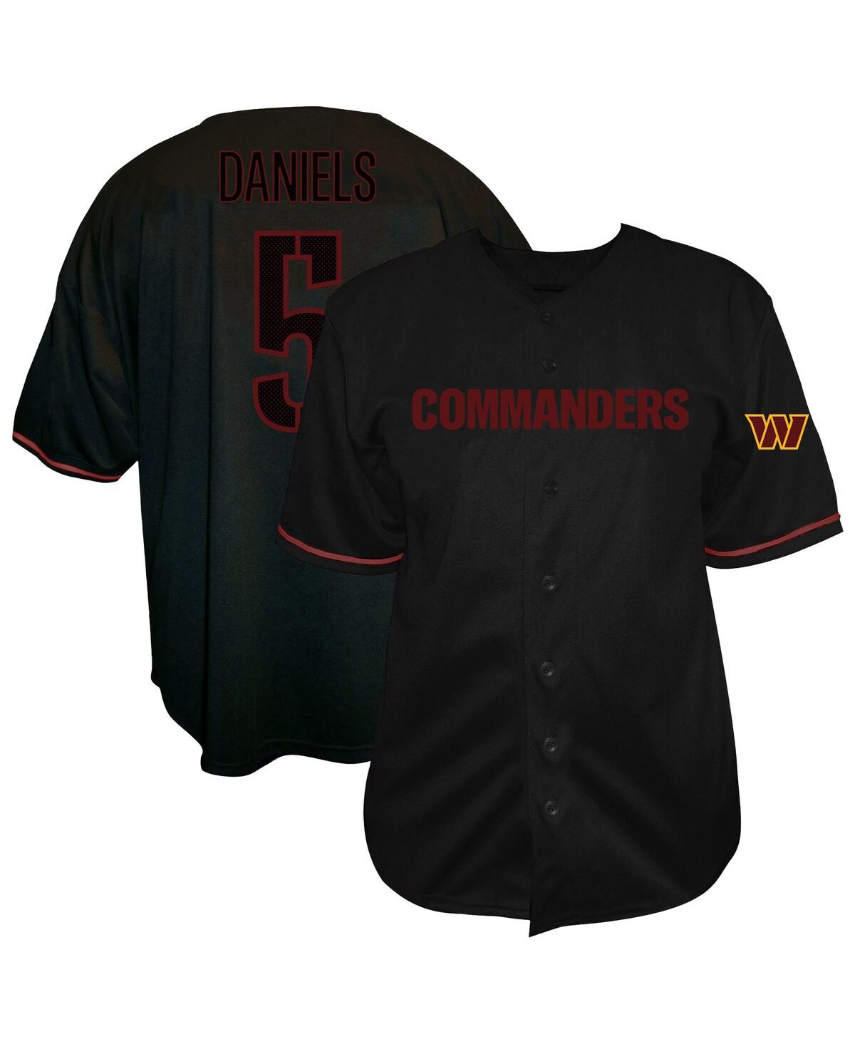 Click here for Fanatics Mens Jayden Daniels Black Washington Comm... prices
