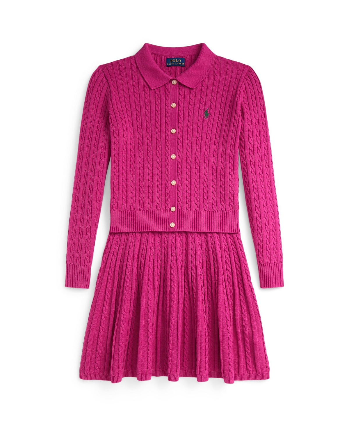 Click here for Polo Ralph Lauren Girls 7-16 2-Piece Cotton Polo C... prices