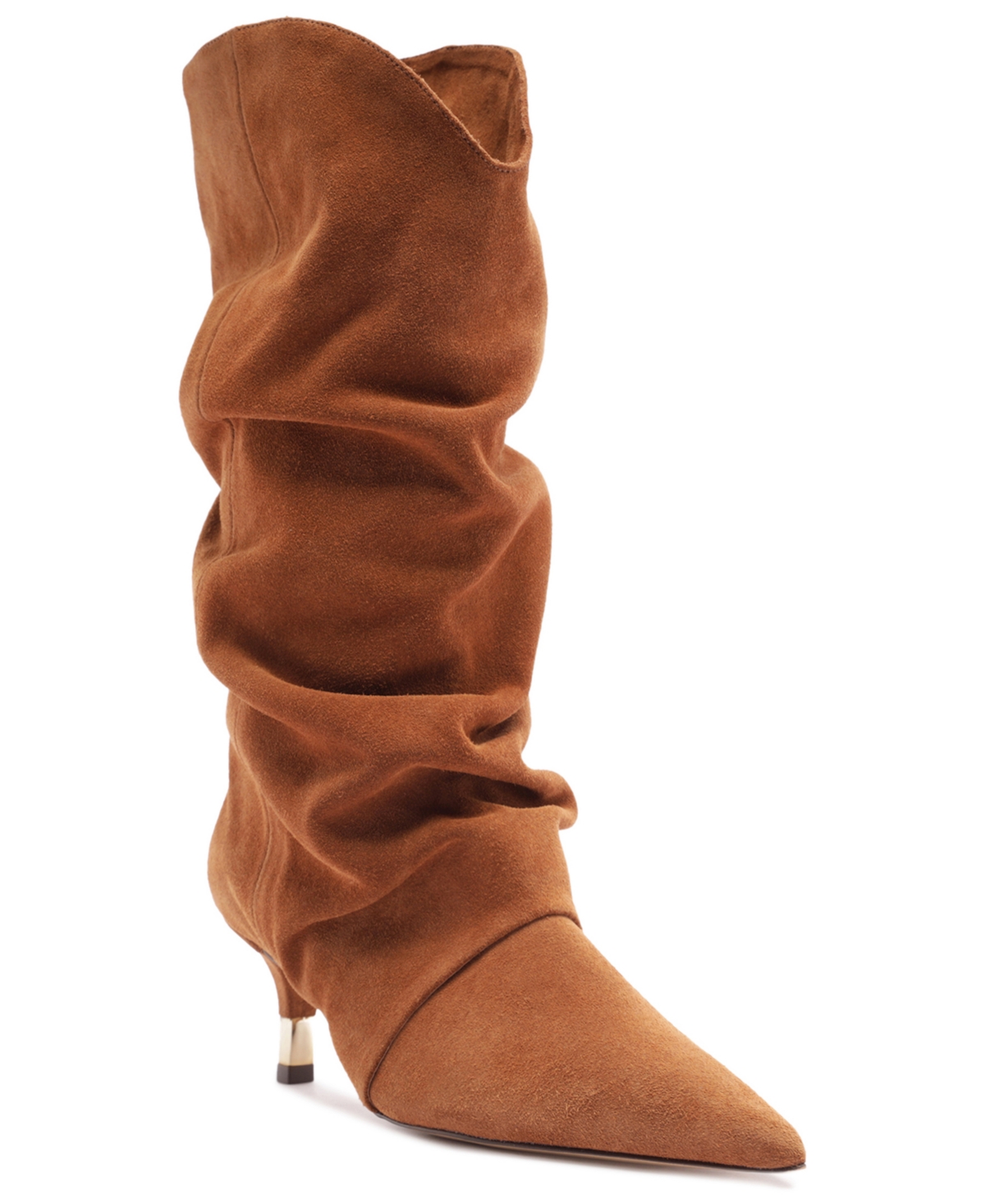 Click here for Arezzo Womens Sabrina Slouchy Low Stiletto Booties... prices