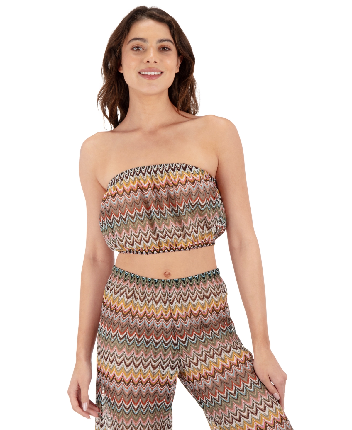 Click here for Hurley Womens Chevron Strapless Tube Top - Multi C... prices
