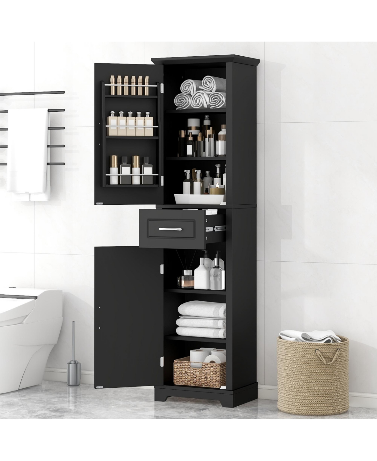 Click here for Casainc Tall Bathroom Storage Cabinet  Freestandin... prices