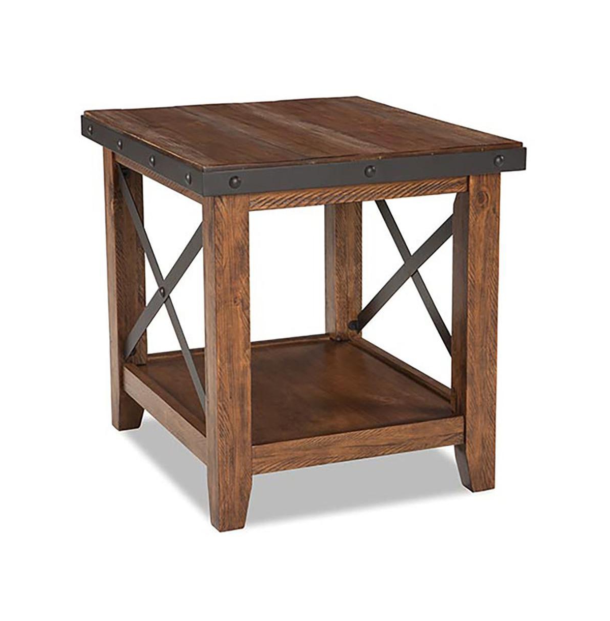 Click here for Intercon Taos End Table  Multi Colored Brown Canyo... prices